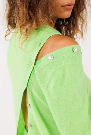 Isla Button Crew in BLACK or MILK – Antibes